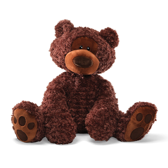 Jumbo Philbin Bear, Chocolate, 29 in – Gund